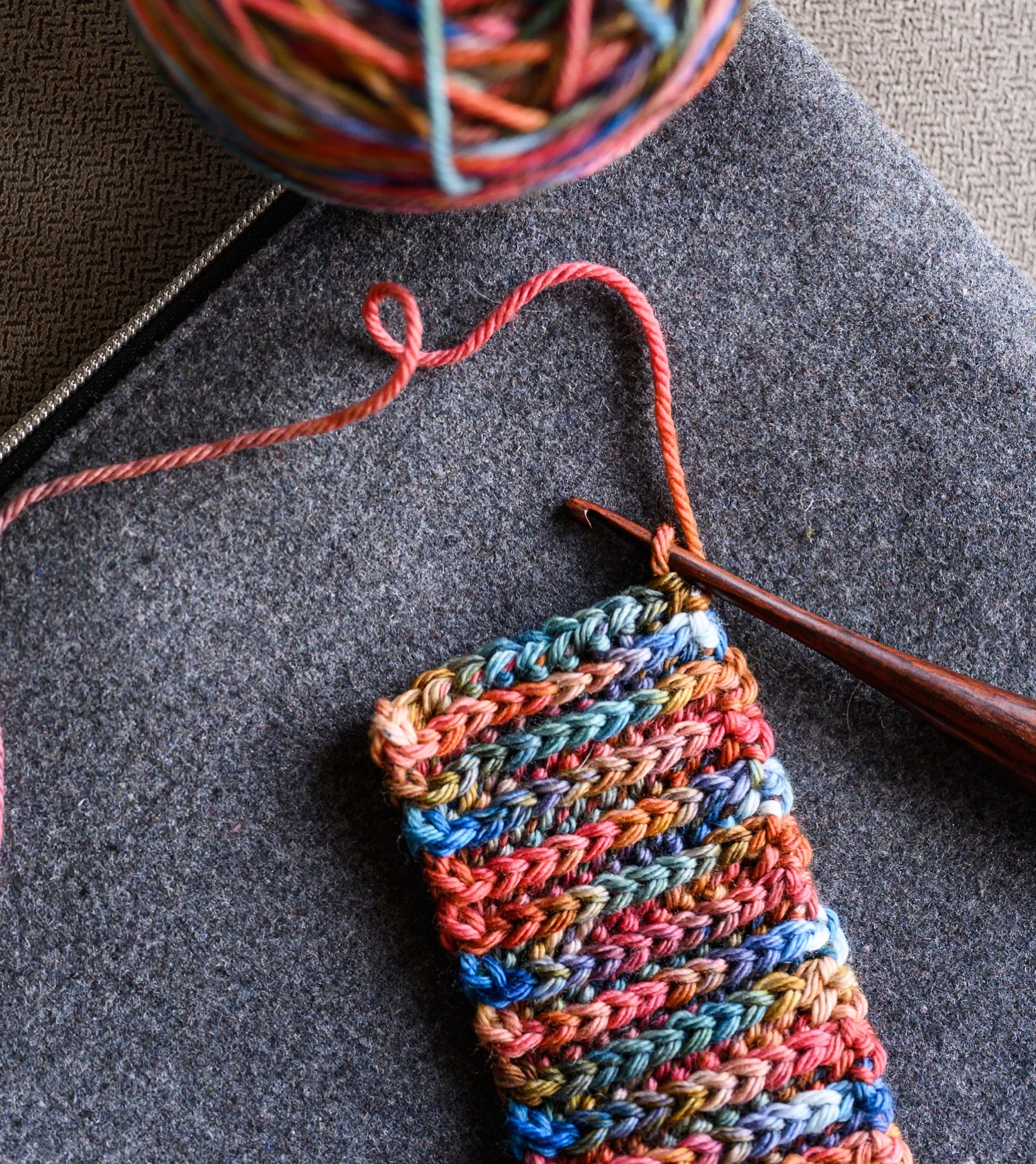 Vintage Flannel Beanie Crochet Pattern - Woods and Wool