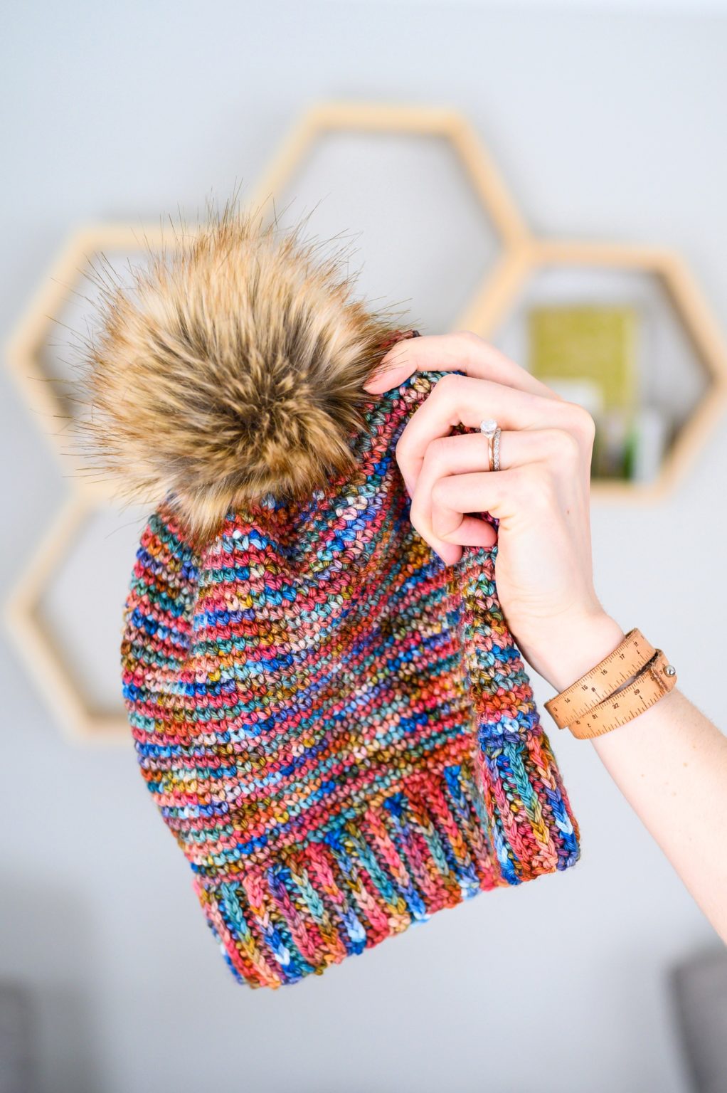 Vintage Flannel Beanie Crochet Pattern - Woods and Wool